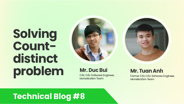 Solving the count-distinct problem using HyperLogLog