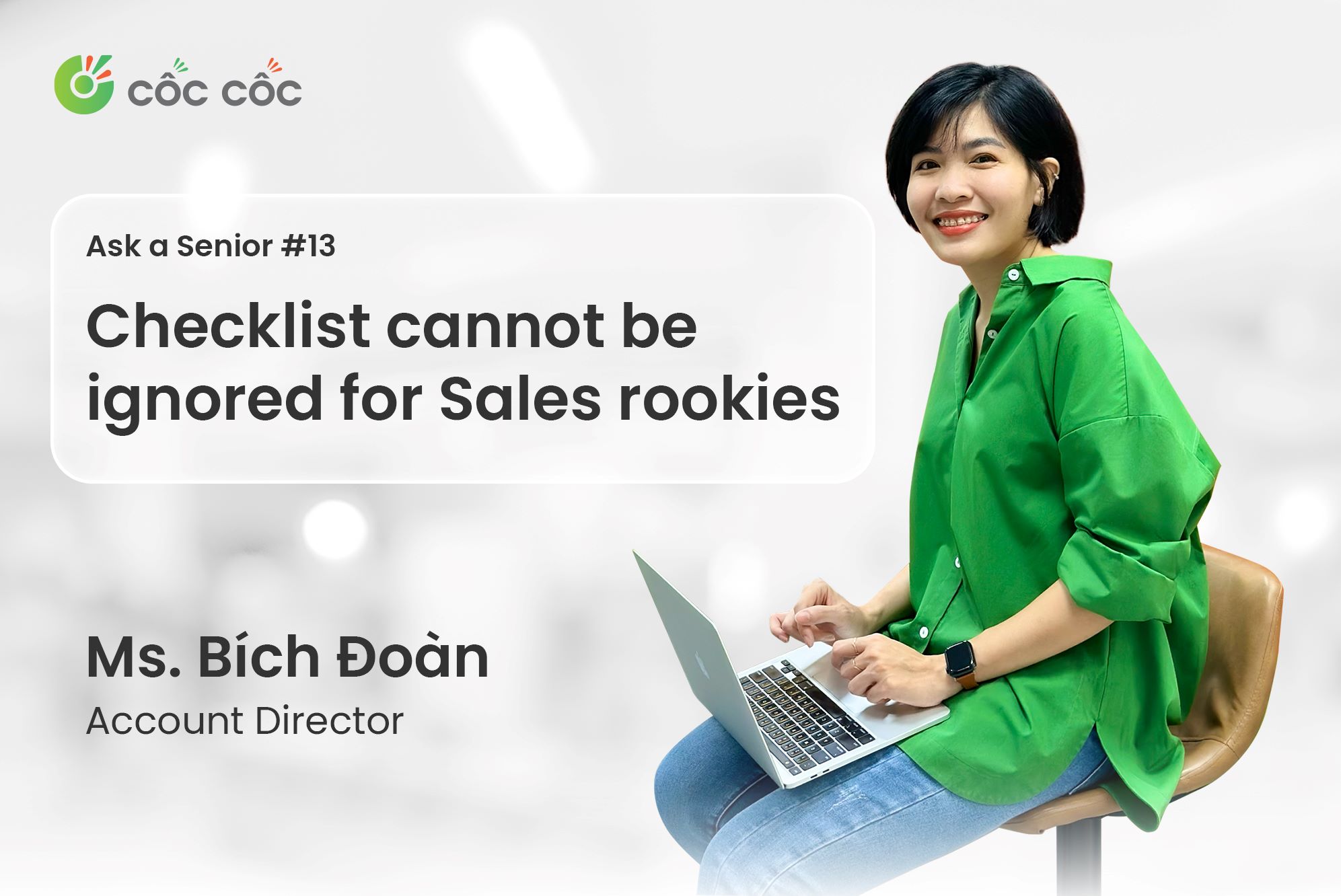 Checklist cannot be ignored for Sales rookies